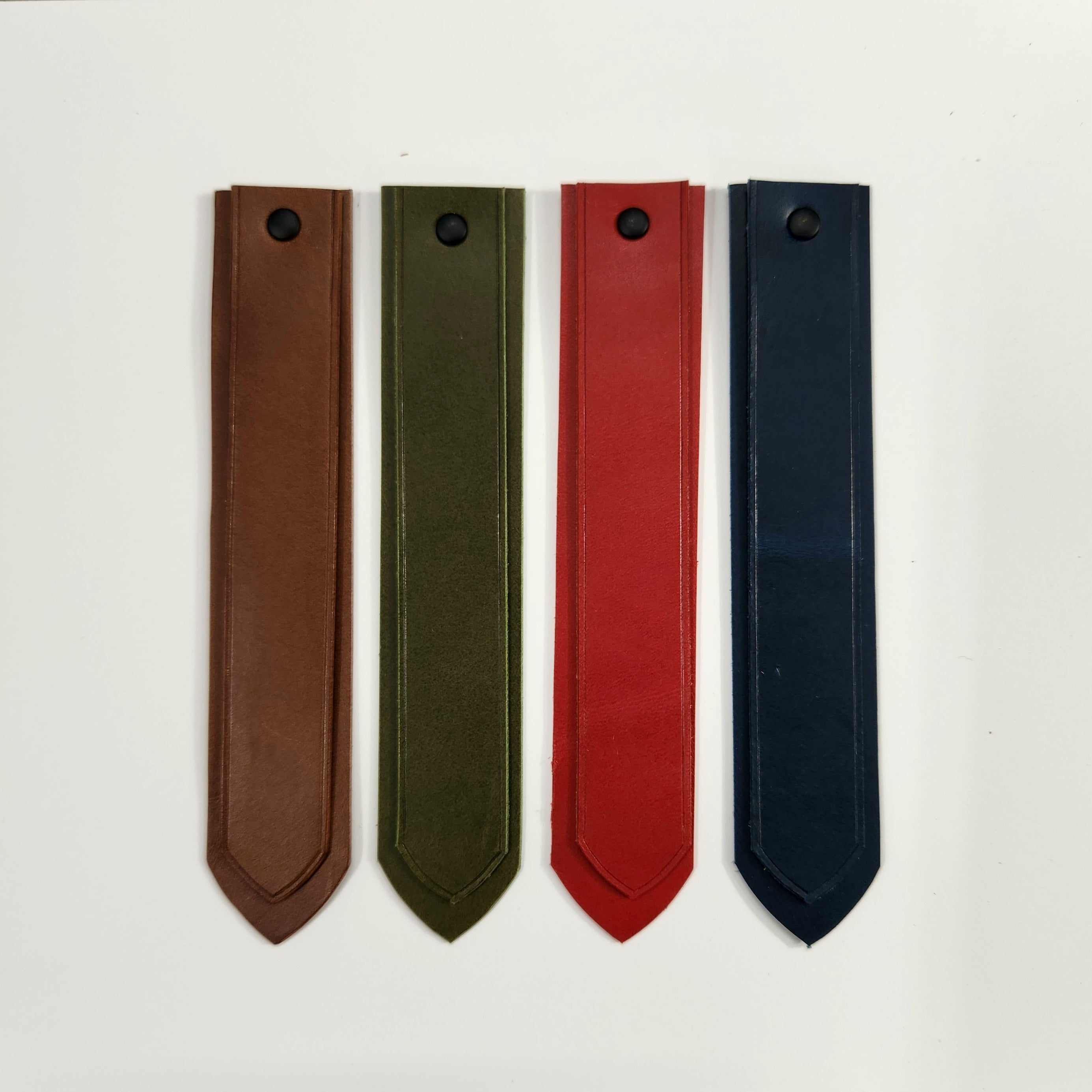 Double Leather Bookmark – Dual Tab Full Grain Book Mark | USA Made ...